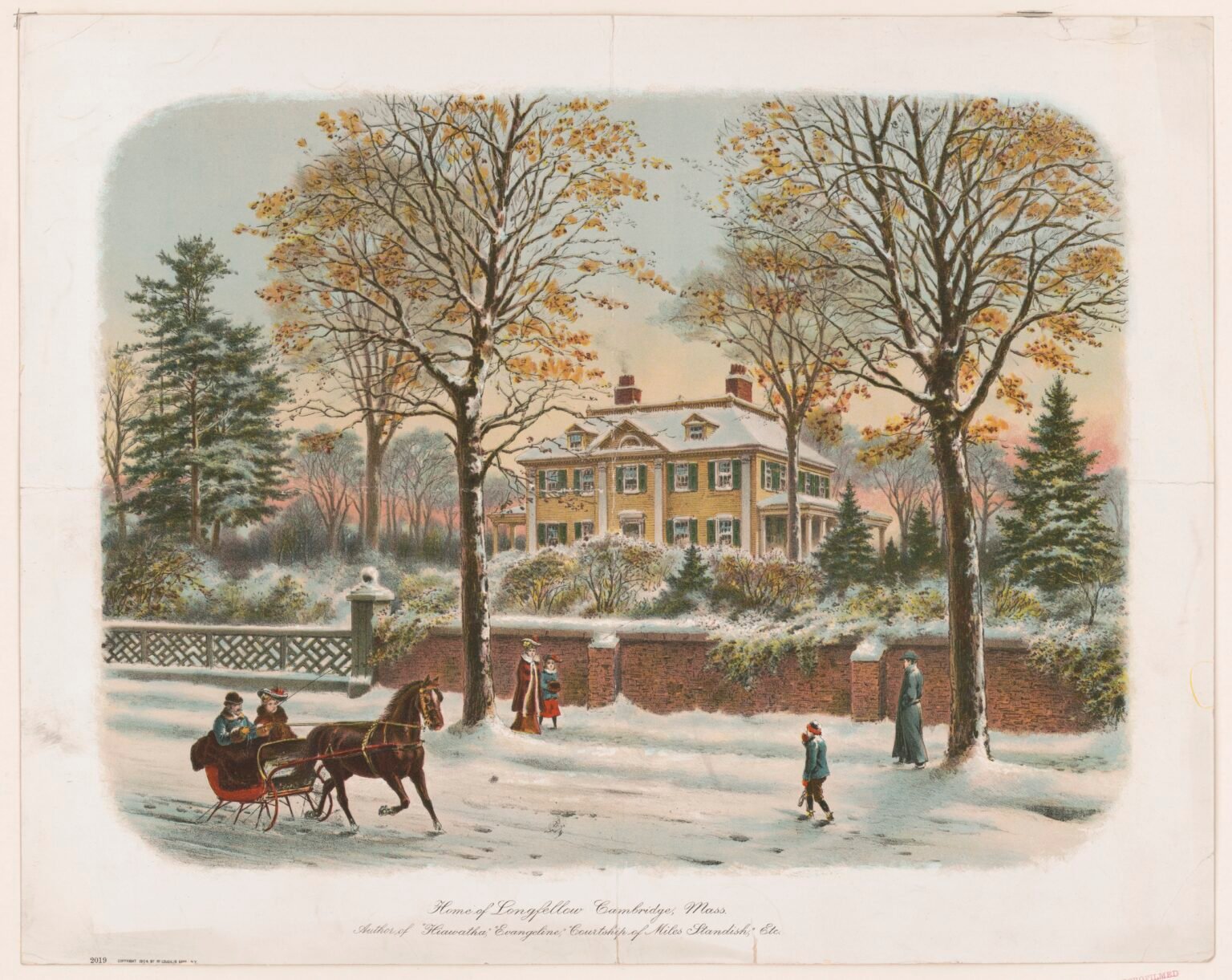 Free Printables: Vintage Winter Scenes